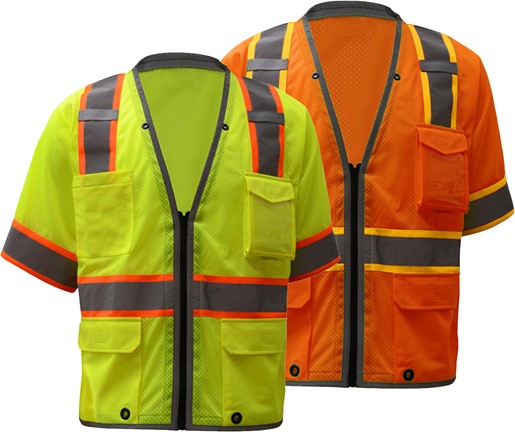 Premium Class 3 Brilliant Vest | Hi-Vis & Enhanced Reflectivity - BRITE ...